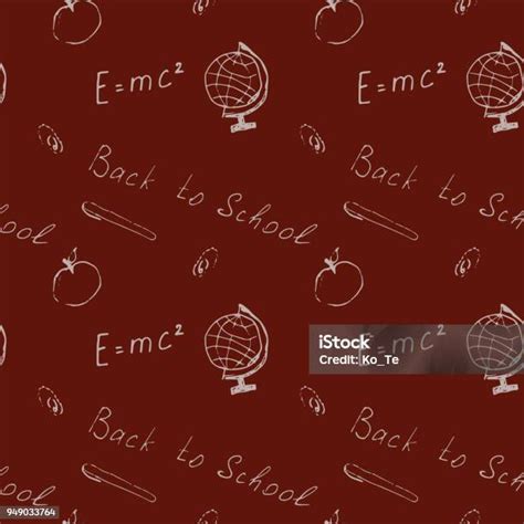 재미 있는 완벽 한 패턴 손잡고 그린 만화 학 용품 및 크리에이 티브 요소와 함께 스타일 개체 그룹에 대한 스톡 벡터 아트 및 기타 이미지 개체 그룹 공부 과학