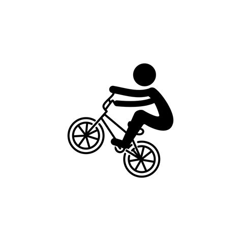 Stick Figure Biker