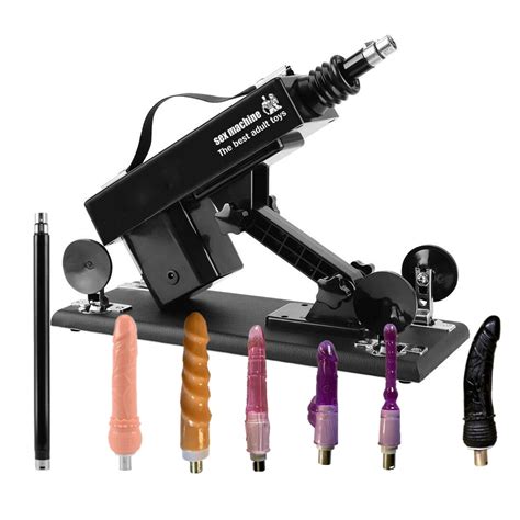 Powerful Adjustable Sex Machine Gun With 7 Attachments