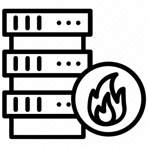 Data Security Firewall Firewall Protection Hardware Firewall Network Firewall Icon