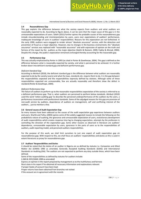 Audit Expectation Gap Pdf