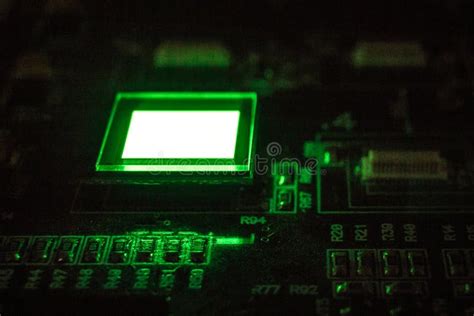 The Process Of Checking Several Oled Displays Of White Color On The Test Station Displays Glow