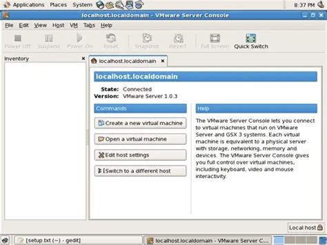 How To Install VMware Server On A CentOS 5 0 Desktop