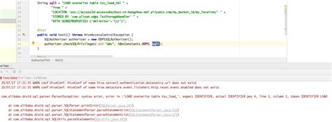 官网提供的ODPS SQL示例解析失败 错误信息如下 Issue alibaba druid GitHub