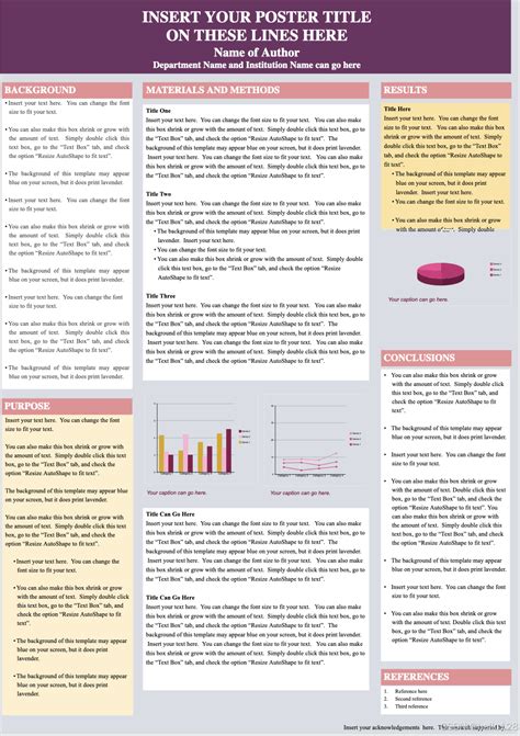 英文学术会议海报poster模板【可编辑】