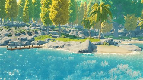 游戏水景自然大山谷图库