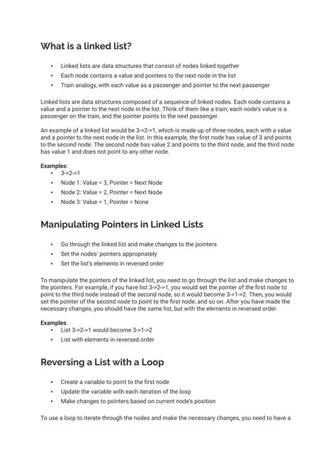 reverse a linked list in place in python pdf