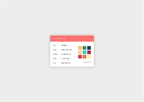 Daily UI 060 Color Picker On Behance