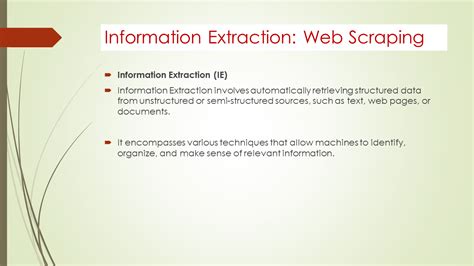 NLP Unit 4 Information Extraction NLG