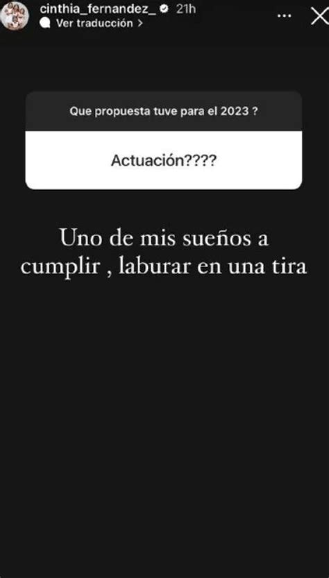 Cinthia Fern Ndez Dej Atr S La Pol Tica Y Ahora Quiere Ser Actriz De Telenovela