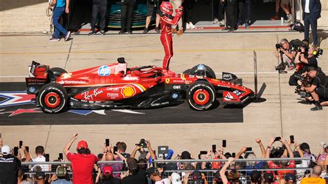 F1 Charles Leclerc Wins Formula 1 Us Grand Prix Race At Cota