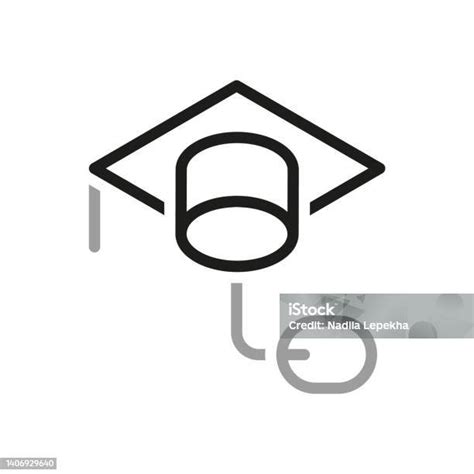 학교 관련 벡터 라인 아이콘으로 돌아가는 간단한 방법 교육 아이콘 컬렉션 온라인 교육과 같은 아이콘이 포함되어 있습니다 벡터 일러스트레이션 고등학교에 대한 스톡 벡터 아트