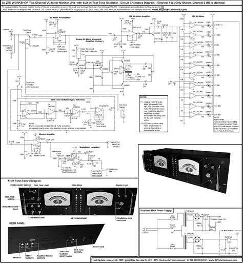 Vu Meter Wiring Diagrams Wiring Flow Line