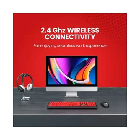 Shop Portronics Key5 Combo Multimedia Wireless Keyboard And Mouse Online