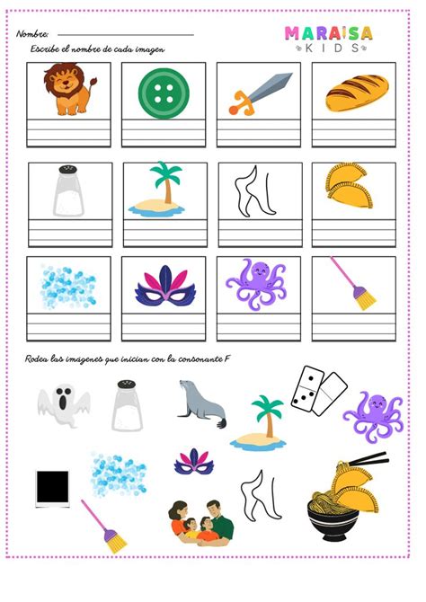 Inversos Y Consonante F Actividades Montessori Silabas Trabadas