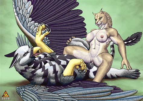 Rule 34 2010 Anthro Avian Beak Breasts Claws Cowgirl Position Eye Contact Fangs Feline Female
