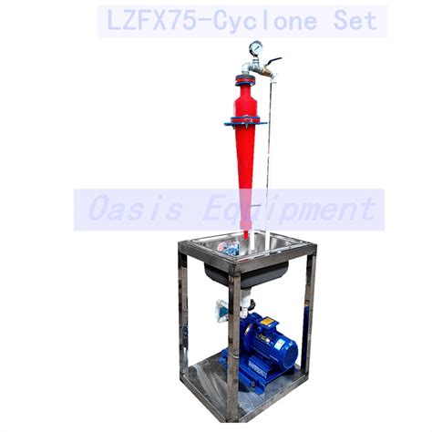 Laboratory Hydrocyclone Groupseparator For Iron Mud Classifying Equipment China Hydrocyclone