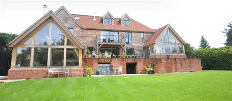 Oxted Surrey Sip Cladding To An Oak Frame Sip Build Uk