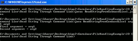 How To Read String From Command Line In Java