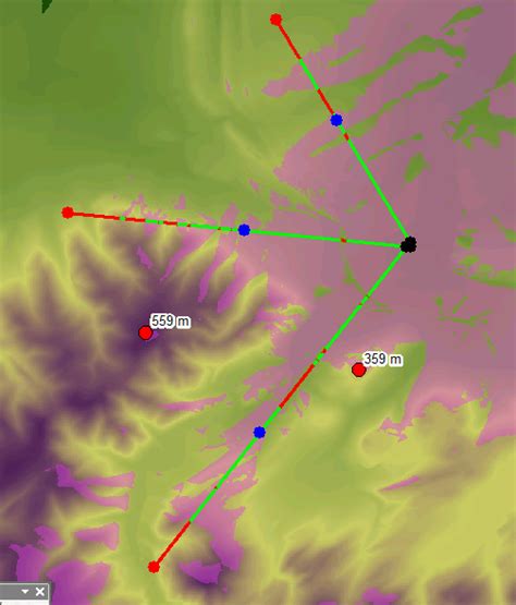 dem viewsheds and observer points in arcgis spatial analyst geographic information systems