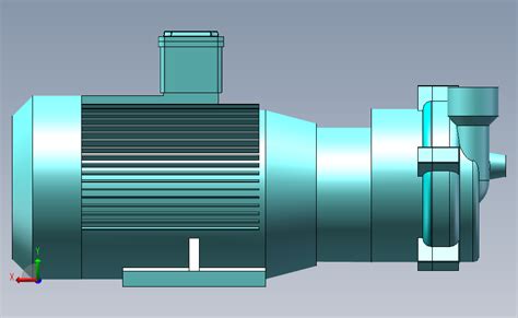 2BV206 2BV2061 水环真空泵及压缩机 SOLIDWORKS 2018 模型图纸下载 懒石网
