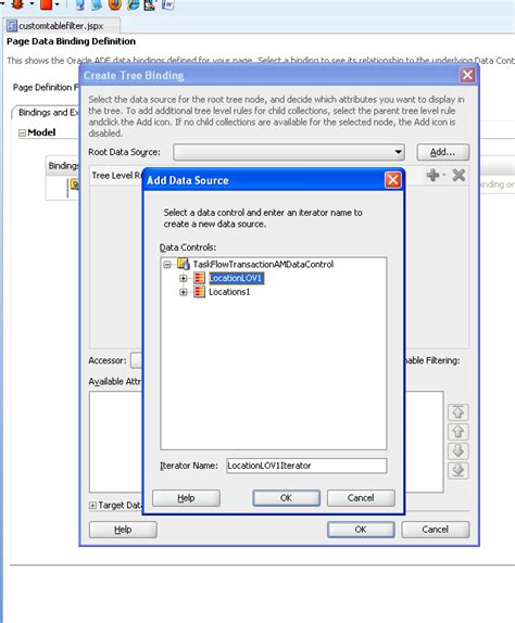 Java Adf Webcenter Ucm Soa Weblogic Custom Adf Table Filter With Drop