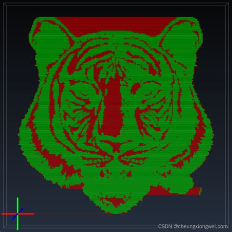 基于opencv灰度图像转gcode的双向扫描实现