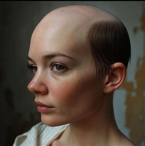 Pin By Gina Scott On Male Pattern Baldness Bald Women Shaved Head