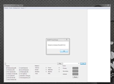 failed to initialize direct3d 9 2 · issue 2422 · assimp assimp · github