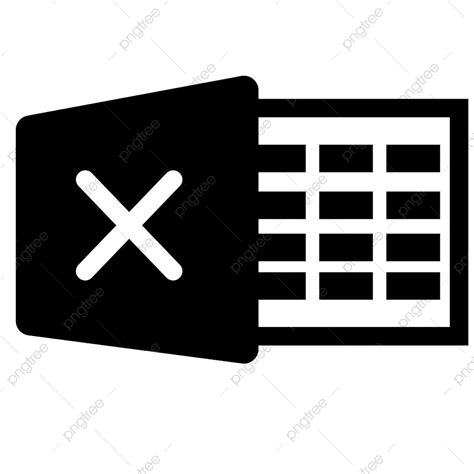 Logo Xls File Icon On White Background Software Form Graphic PNG And Vector With Transparent