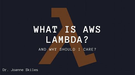 Introduction To Aws Lambda What Is It And When Should I Use It