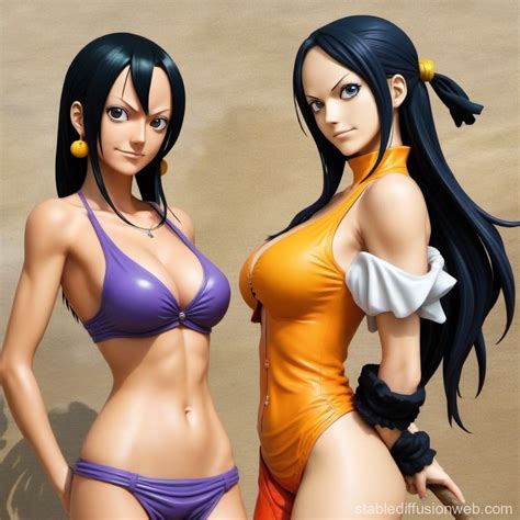 One Piece Nami And Nico Robin Stable Diffusion Online