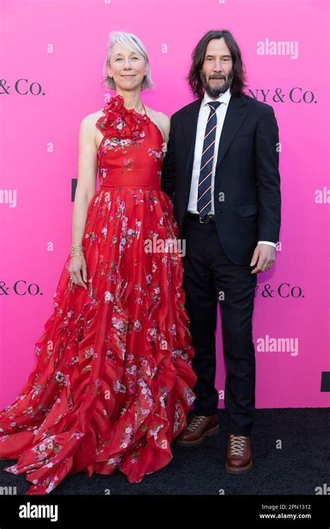 Los Angeles Usa 15th Apr 2023 Alexandra Grant And Keanu Reeves
