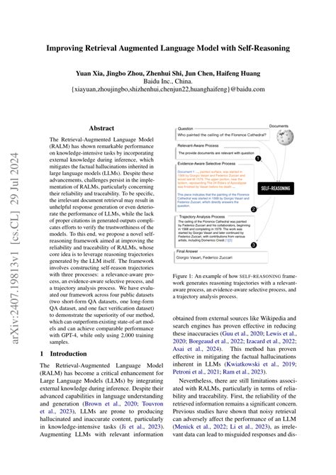 Pdf Improving Retrieval Augmented Language Model With Self Reasoning