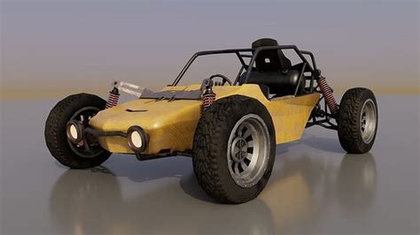 Pubg Buggy With Texture 3d Model Cgtrader