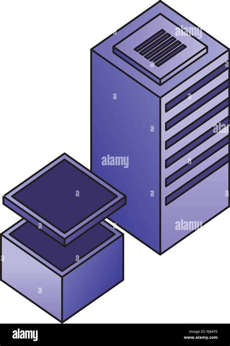 Database Server Center Storage Data Network Vector Illustration Stock Vector Image And Art Alamy