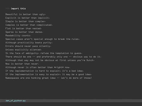 The Zen Of Python Milan Aryal