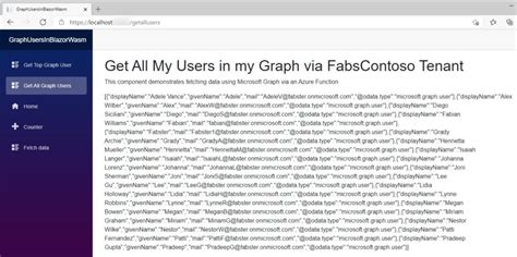 Microsoft Graph Mailbag Blazor Web Assembly And Microsoft Graph With