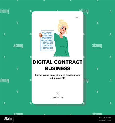 Technology Digital Contract Business Vector Stock Vector Image And Art Alamy