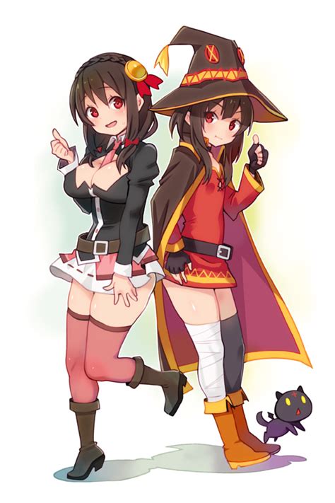 Yunyun And Megumin Ryoji Konosuba
