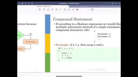 Lecture 31 Chapter 4 Selection In Java Itcs113 Youtube