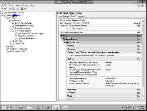 Solved Folder Redirection Group Policy Not Creating Folders Experts