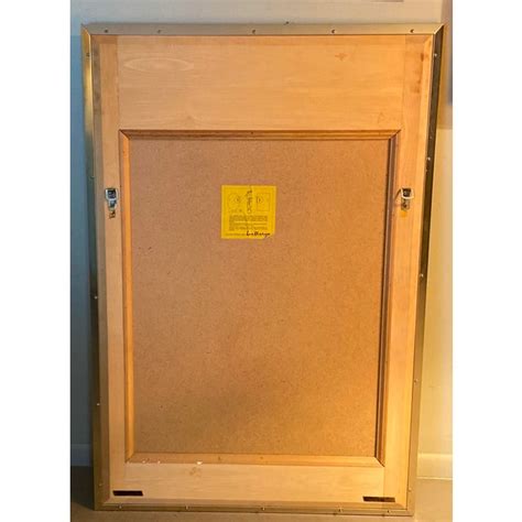 K Widing 1980 La Barge Chinoiserie Eglomise Mirror Signed Chairish