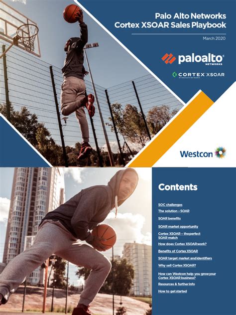 Palo Alto Networks Cortex Xsoar Sales Playbook En Pdf Automation Sales