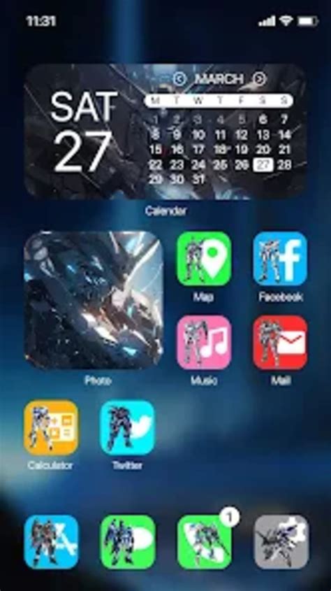 Wow Robo Game Theme Icon Pack For Android Download