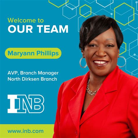 Inb Ichooseinb Wemakebankingeasy Newhire Branchmanager Northdirksen Springfieldil Inb