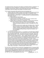 Notes On DuPont Formula The DuPont Formula Is Also Known As The Return On Investment Formula