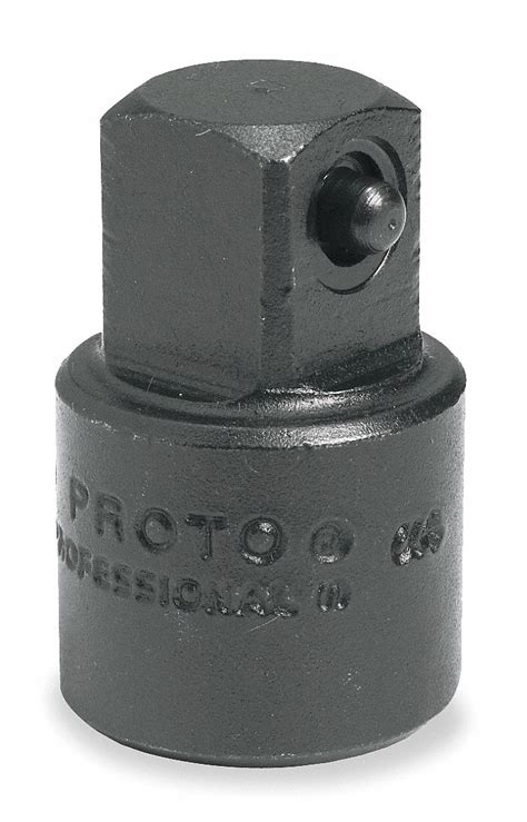 PROTO Impact Socket Adapter Black Oxide Locking Yes Output Drive Male Square In FK