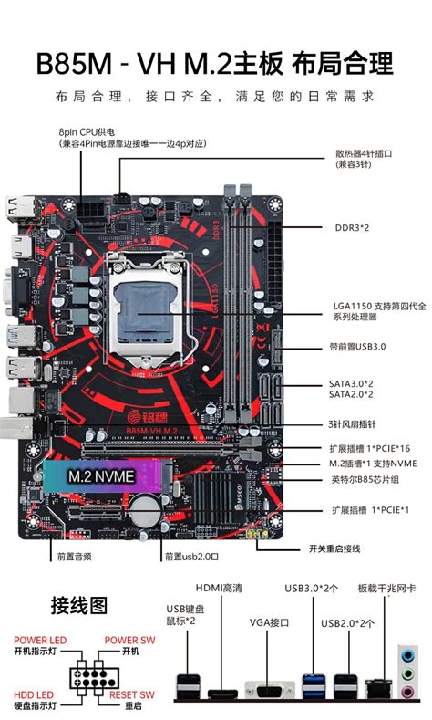 全新保三年铭穗 B75 B85 H311电脑主板1155 1151 1150 I7cpu套装 虎窝淘