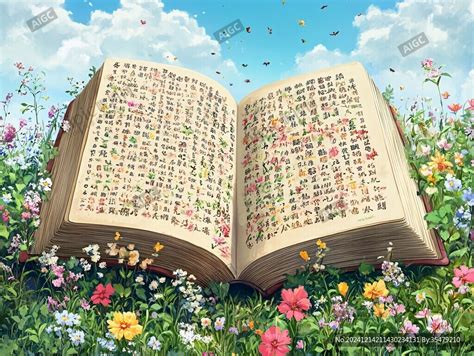 Ai创作图宇宙之书 梦幻童话书主题 花谱 花卉小说 动漫书 百家诗 神奇故事书 多彩的诗 书香背景 植物书本背景 游戏书打开 诗歌诗集 花草绘